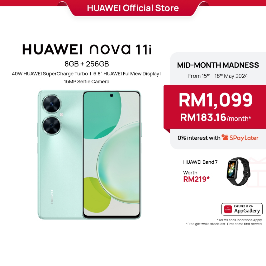 Huawei nova 11i Price in Malaysia & Specs - RM979 | TechNave