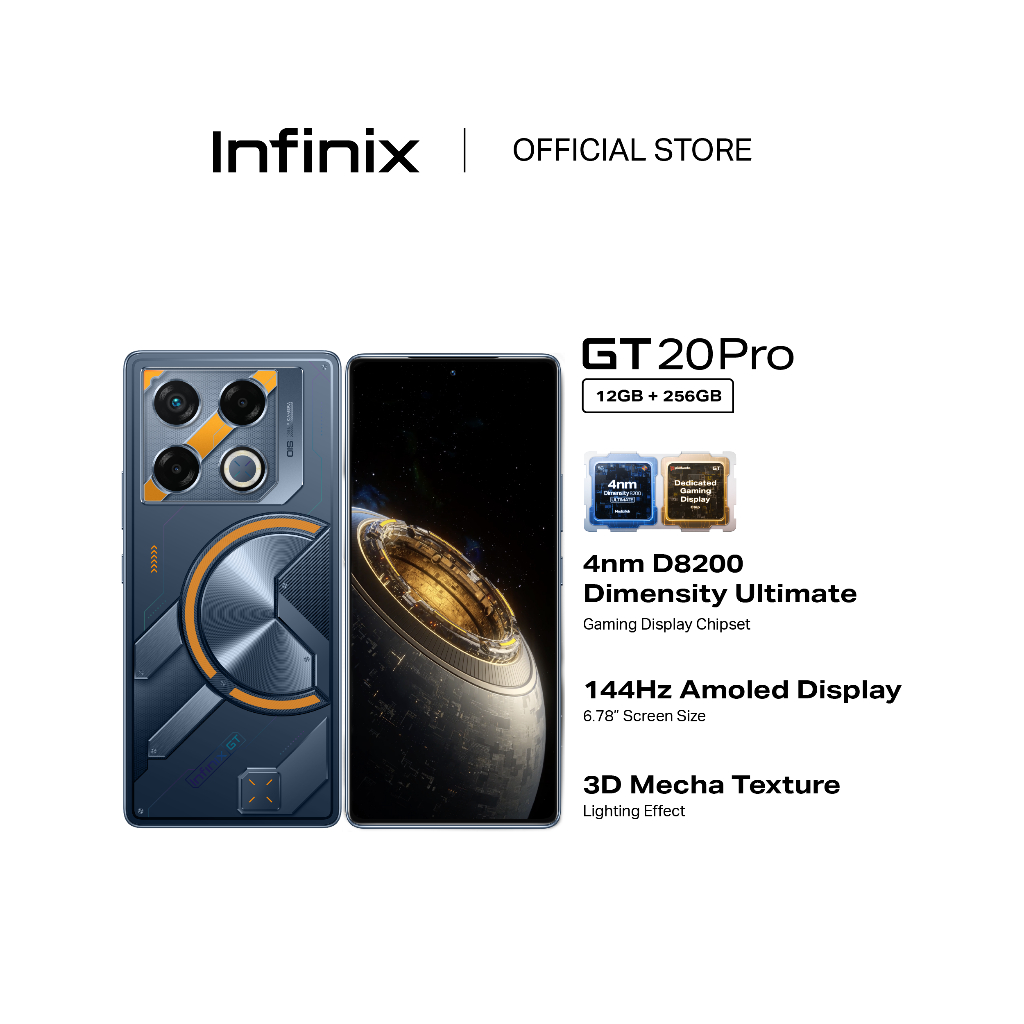 Infinix GT 20 Pro Price in Malaysia & Specs - RM1149 | TechNave