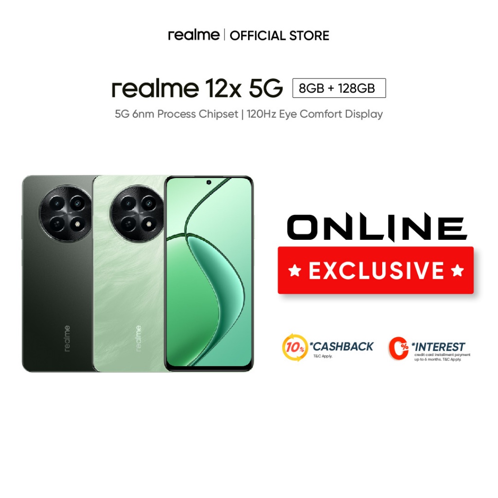 Realme 12x Price in Malaysia & Specs - RM899 | TechNave