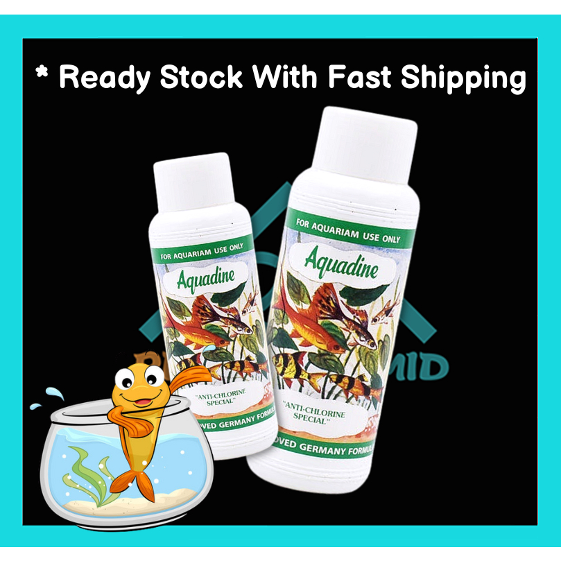 Aquadine Anti Chlorine Special 200ml Fish Aquarium Ikan Akua.. | Aquarium Needs | PetFinder.my