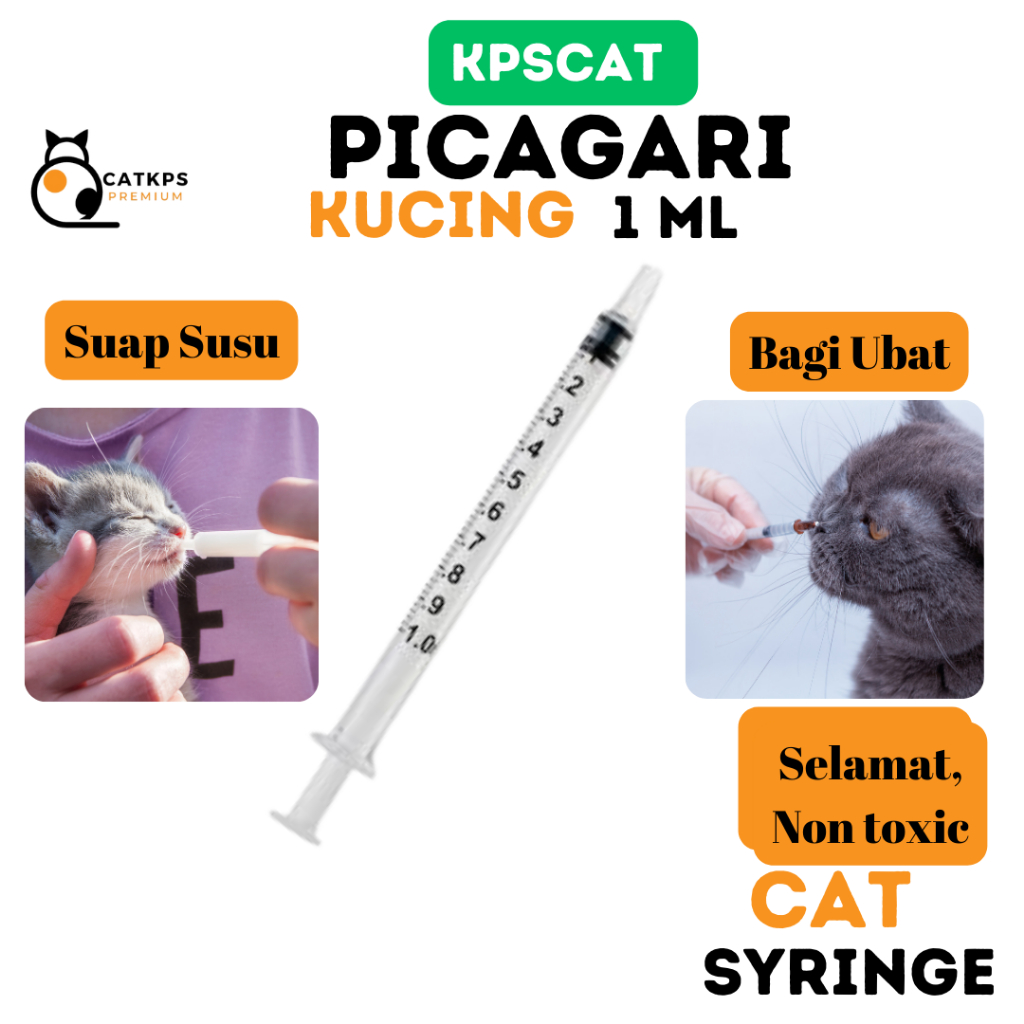 Picagari Kucing 1mL Cat Syringe | Others | PetFinder.my