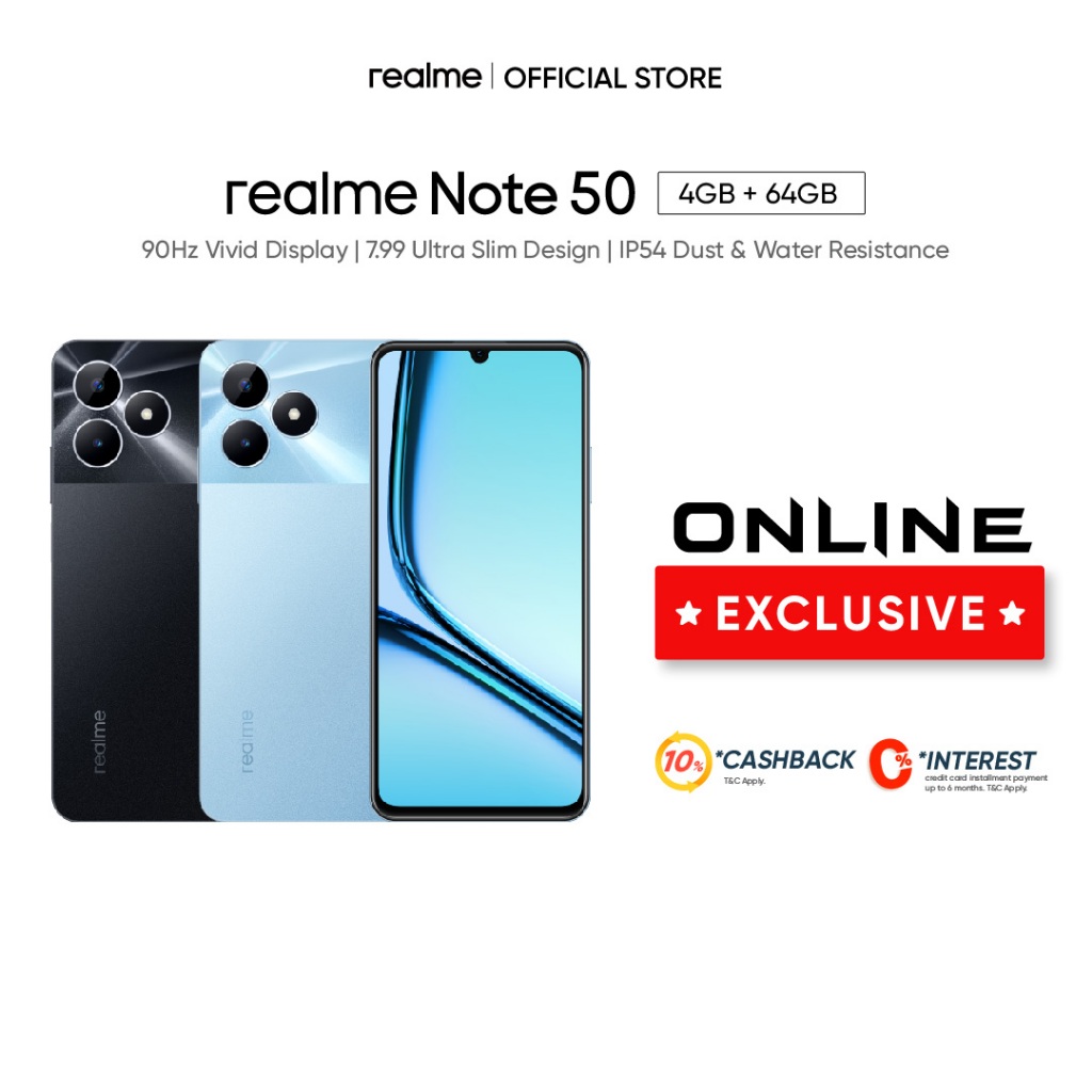 Realme Note 50 Price in Malaysia & Specs - RM329 | TechNave