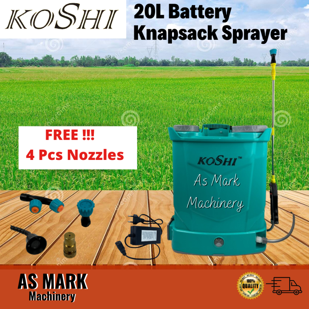 OGAWA KOSHI FST 20Ltr Battery Sprayer Disinfectant Sanitize Heavy Duty ...