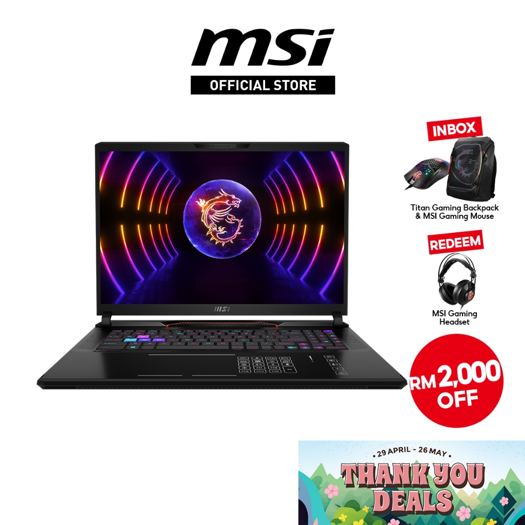MSI Raider GE78HX Price in Malaysia & Specs - RM11045 | TechNave