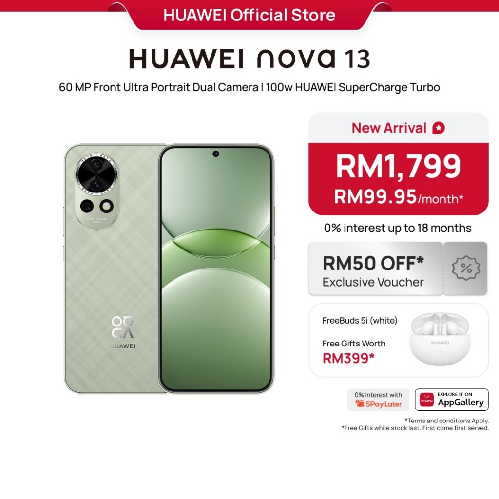 Huawei nova 13 Price in Malaysia & Specs - RM1799 | TechNave