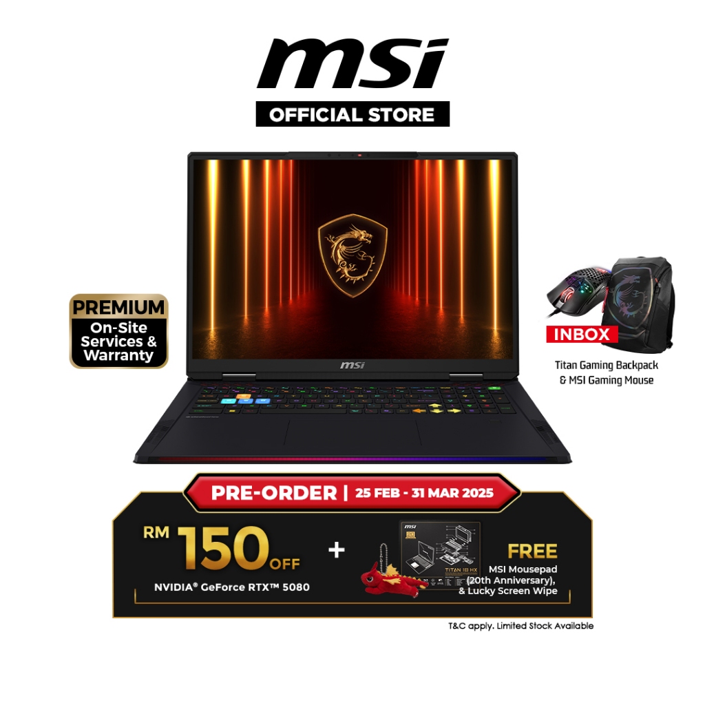MSI Raider 18 HX AI Price in Malaysia & Specs - RM18999 | TechNave