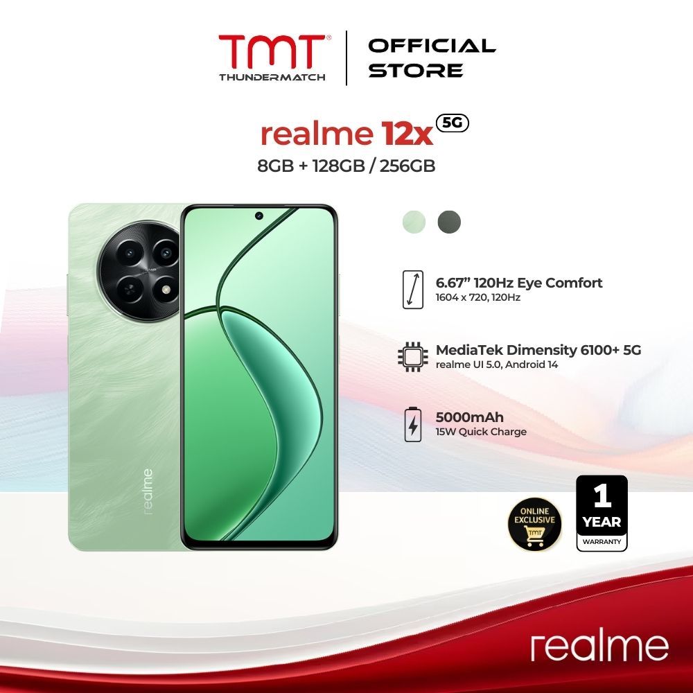 Realme 12x Price in Malaysia & Specs - RM669 | TechNave