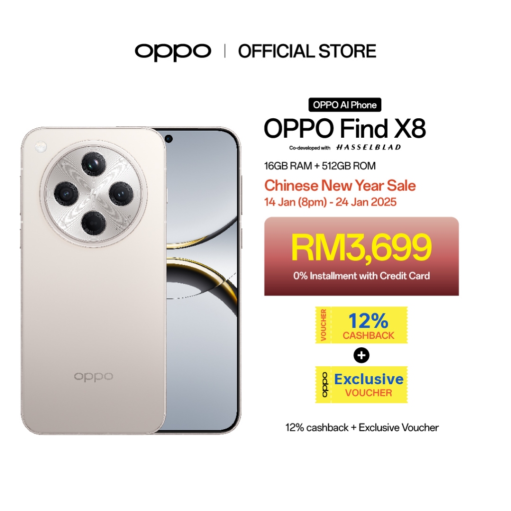 Oppo Find X8 Price in Malaysia & Specs - RM3699 | TechNave