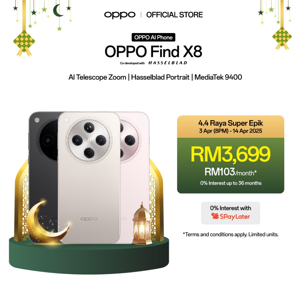 Oppo Find X8 Price in Malaysia & Specs - RM3698 | TechNave