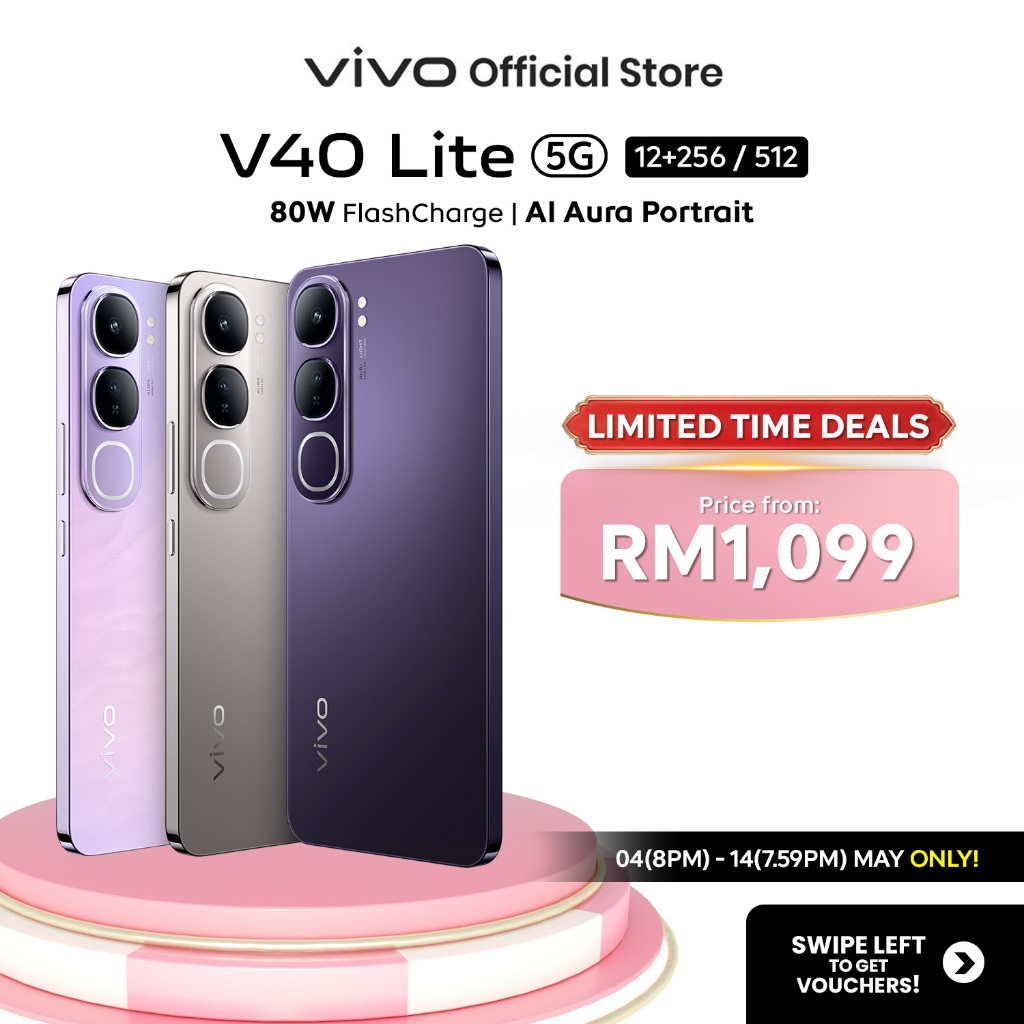 vivo V40 Lite Price in Malaysia & Specs - RM1097 | TechNave