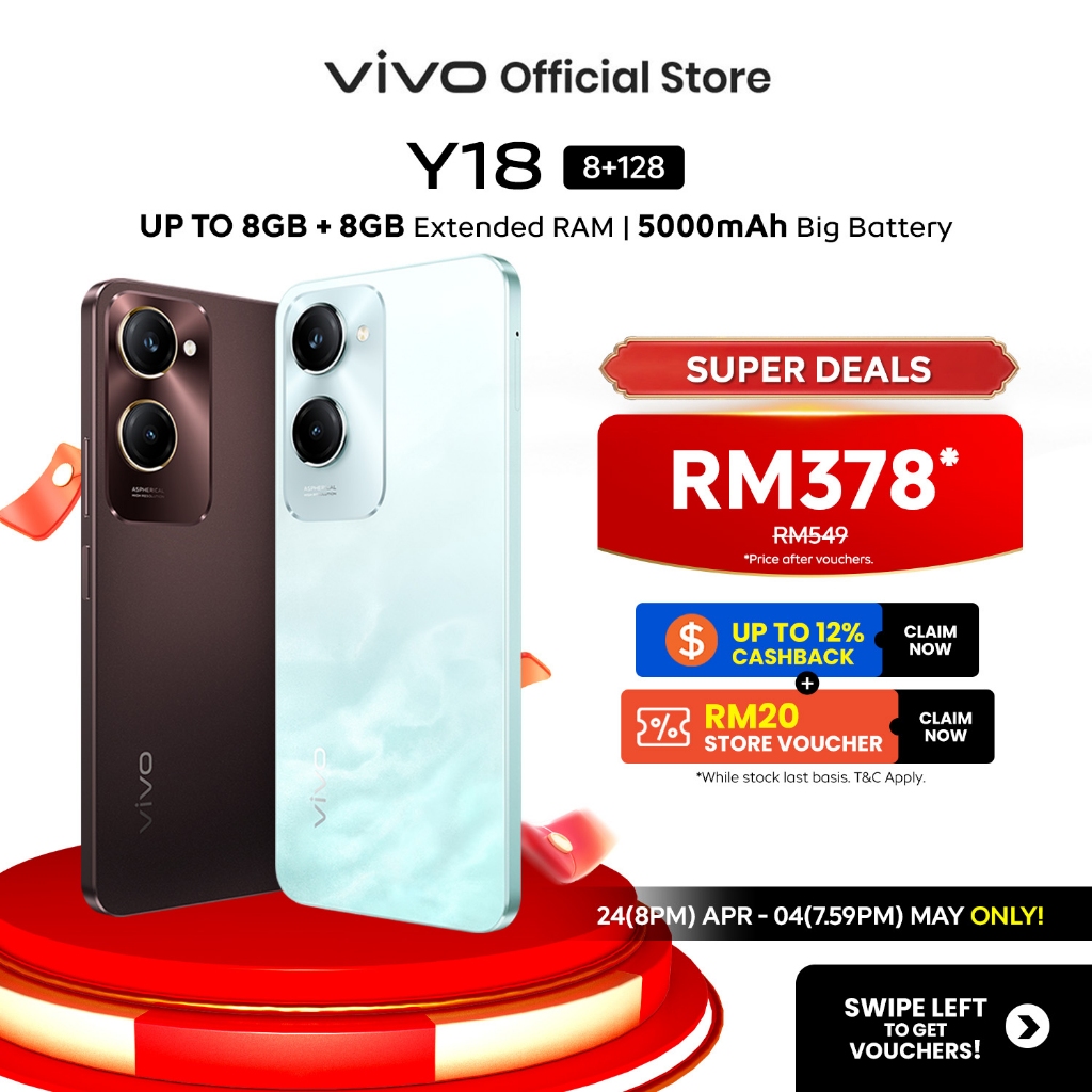 vivo Y18 Price in Malaysia & Specs - RM401 | TechNave