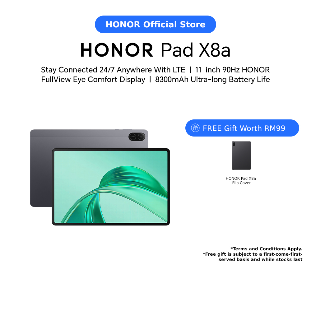 Honor Pad X8a Price in Malaysia & Specs - RM699 | TechNave