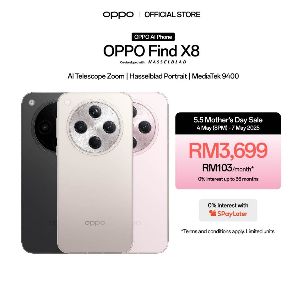Spesifikasi dan harga Oppo Find X8 di Malaysia - TechNave BM