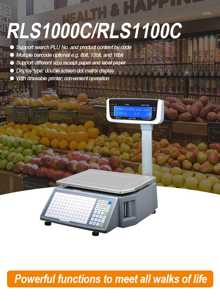 RONGTA WIFI RLS1100C WIFI 30KG BARCODE WEIGHING SCALE WITH 1 YEAR ...