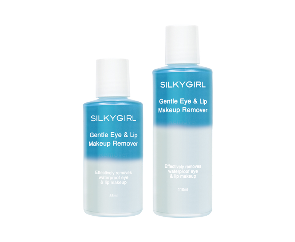 Silkygirl Gentle Eye And Lip Makeup Remover 110ml 55ml Just Wipe