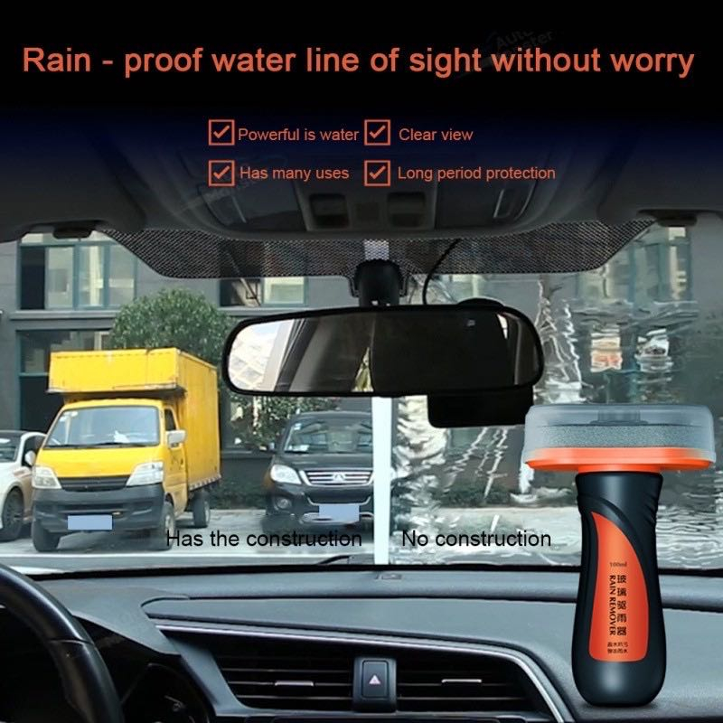 Car Window Rain Repellent Water Mark Oil Film Remover Windshield ...