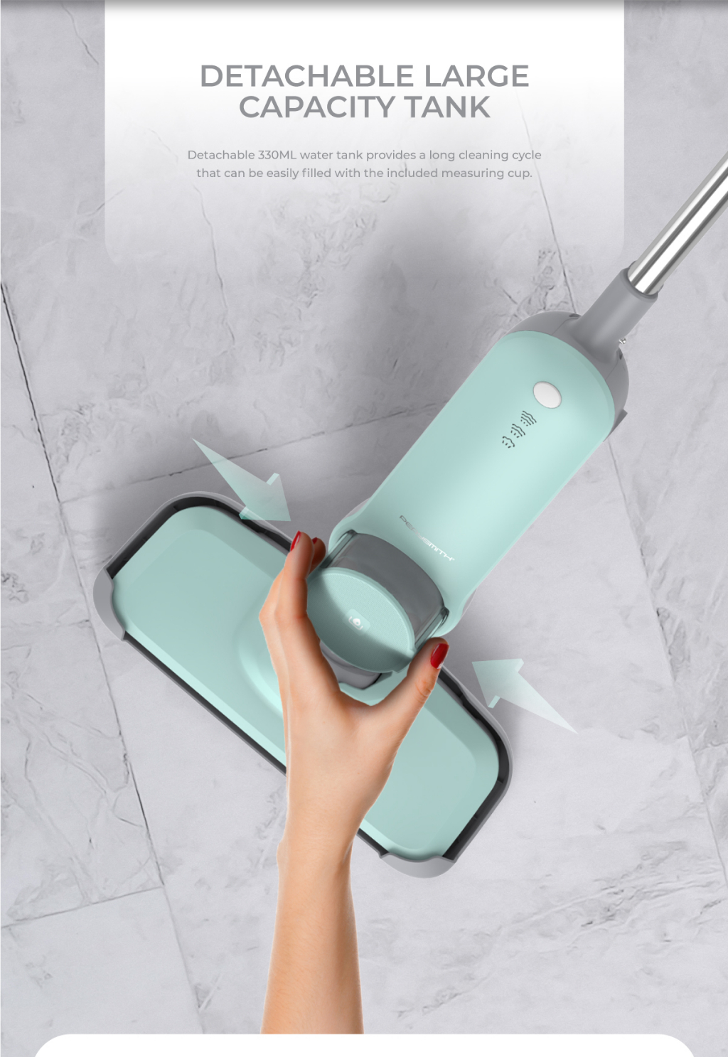 PERYSMITH ELECTRIC STEAM MOP CLEANPRO SERIES M1 - PerySmith Malaysia