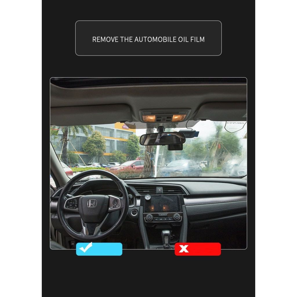 Car Window Rain Repellent Water Mark Oil Film Remover Windshield ...