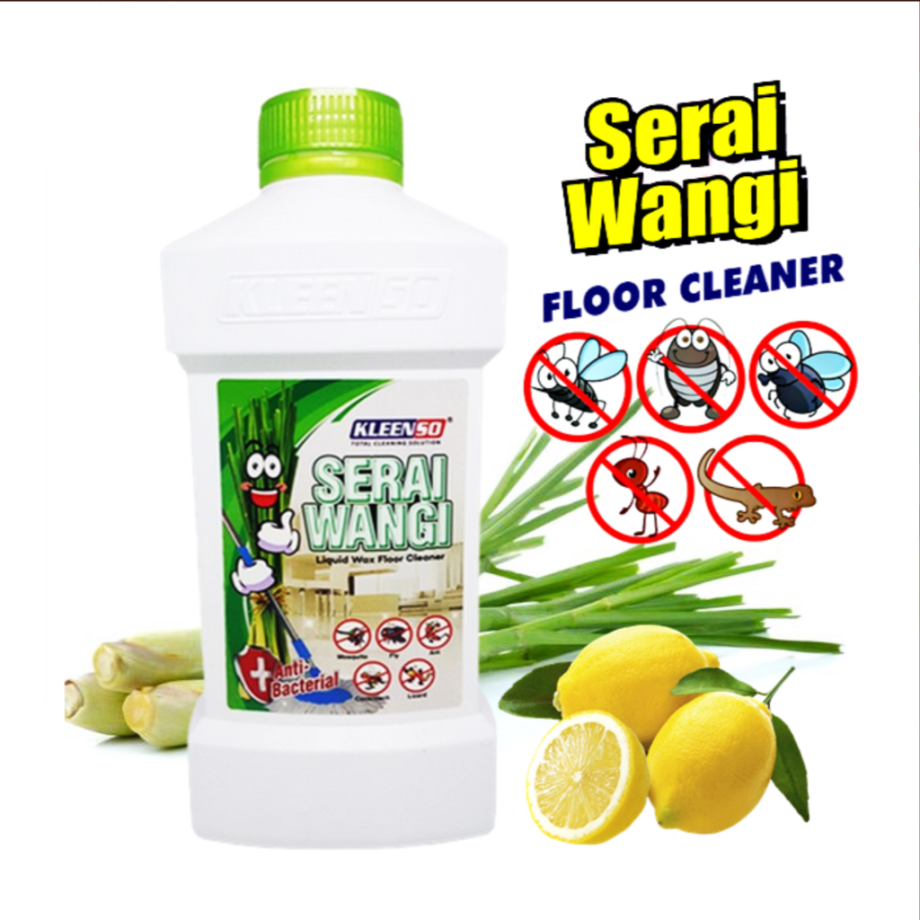 KLEENSO Serai Wangi Anti-Bacterial Floor Cleaner (1L) Cecair Pembersih Lantai | Shopee Malaysia