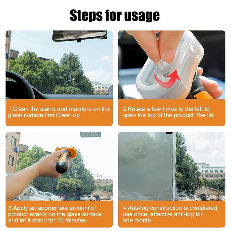 Car Window Rain Repellent Water Mark Oil Film Remover Windshield ...