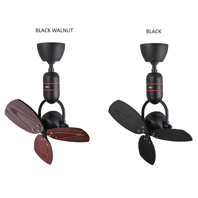 DEKA Corner Fan MS16DC Dual Mounting Wall & Ceiling Design Fan with ...