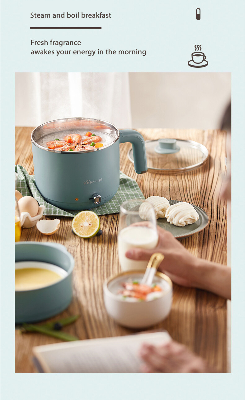 Multi-Purpose | Multi Cooker 1.2L - Bear Malaysia