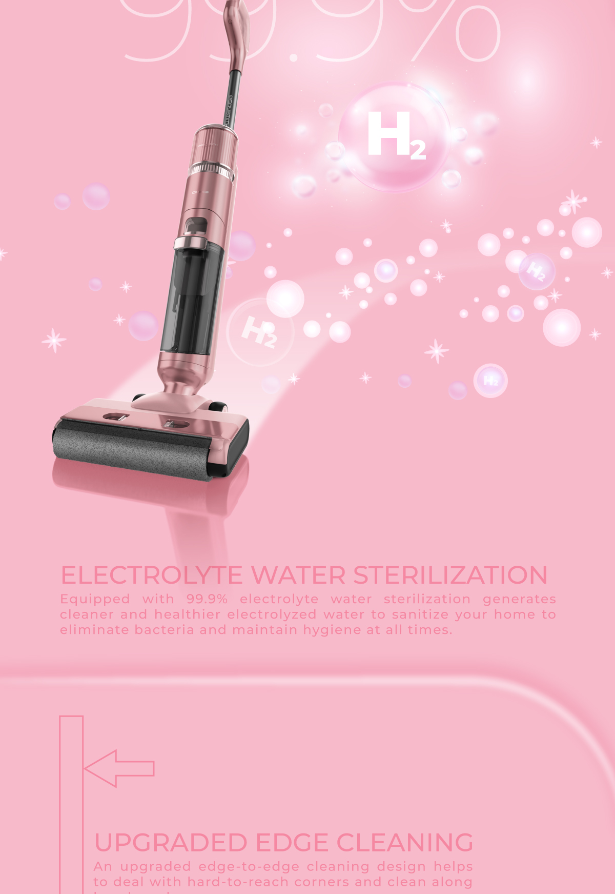 PERYSMITH X BARBIE SMART CORDLESS WET & DRY VACUUM CLEANER Ai9 PRO ...