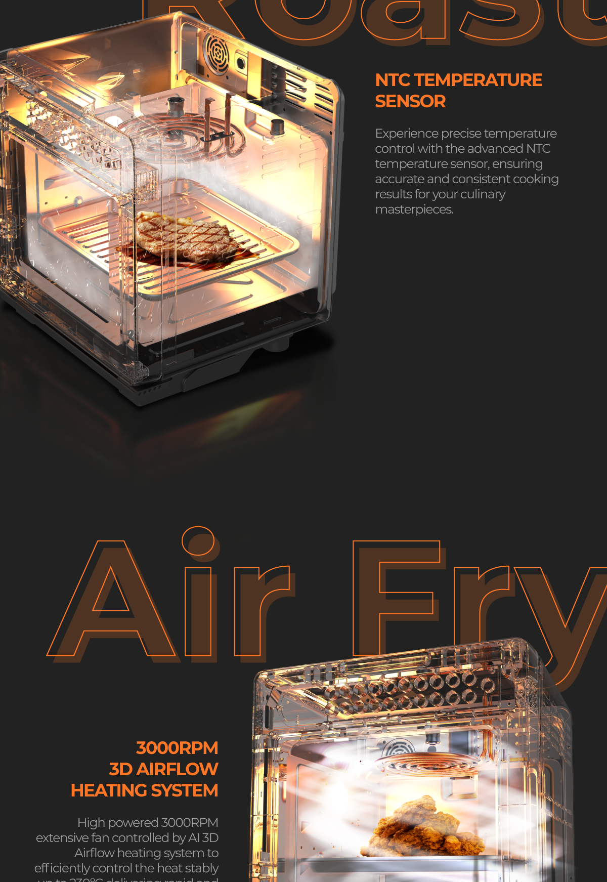 PERYSMITH 3IN1 SMART STEAM OVEN Ai SERIES Ai15R - PerySmith Malaysia