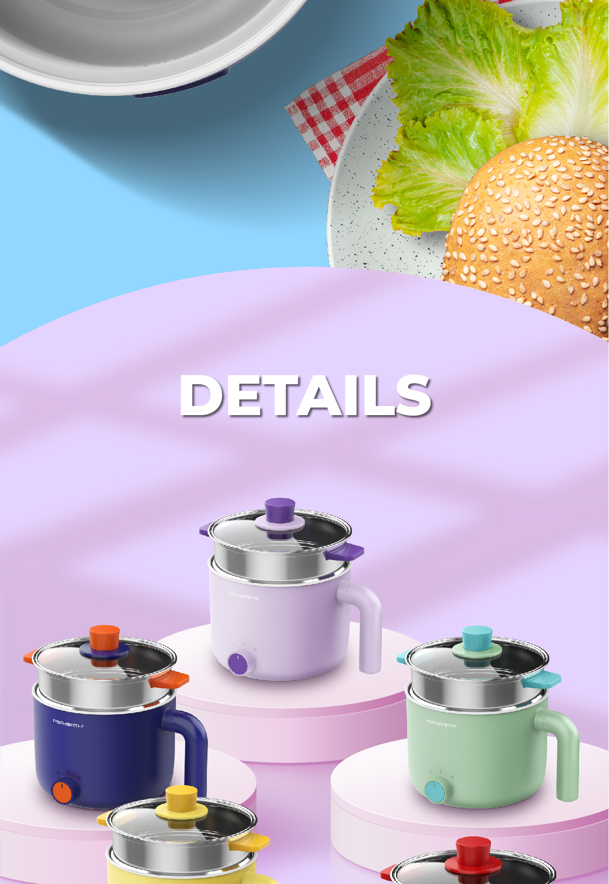 PERYSMITH 2 IN 1 MULTI COOKER SIGNATURE SERIES BQ160 - PerySmith Malaysia