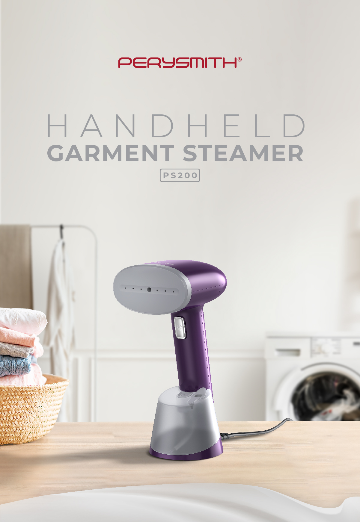 PERYSMITH HANDHELD GARMENT STEAMER PS200 - PerySmith Malaysia