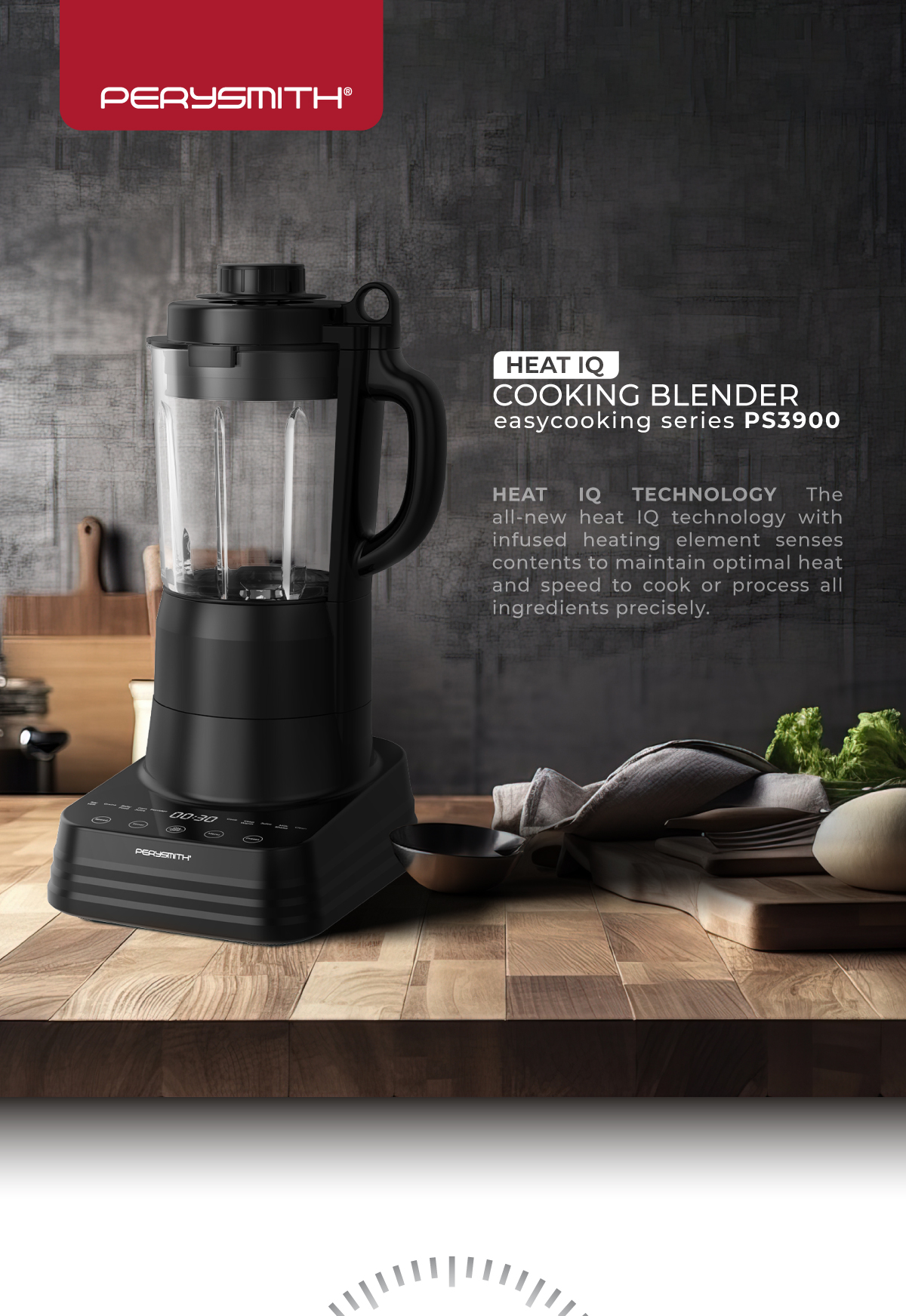 PERYSMITH HEAT IQ COOKING BLENDER SERIES PS3900 - PerySmith Malaysia