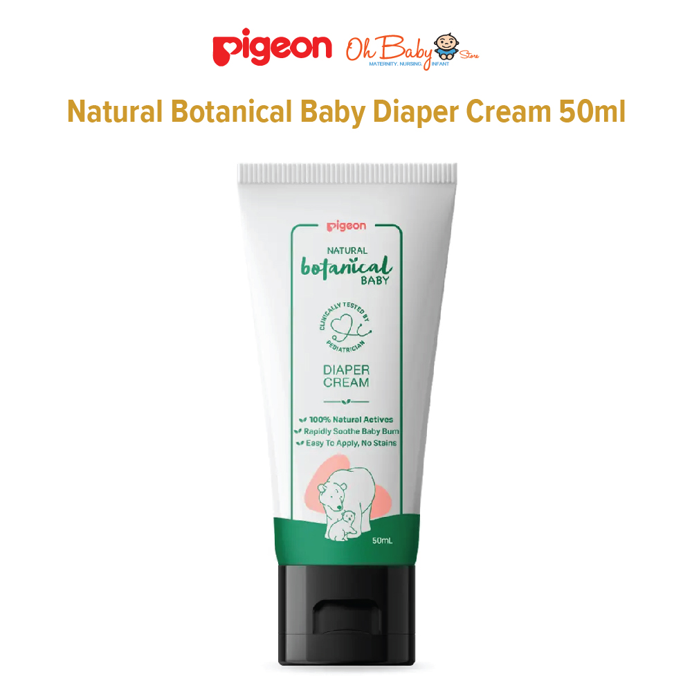 Pigeon Natural Botanical Baby Diaper Cream 50ml Oh Baby Store l Best Baby Store Malaysia