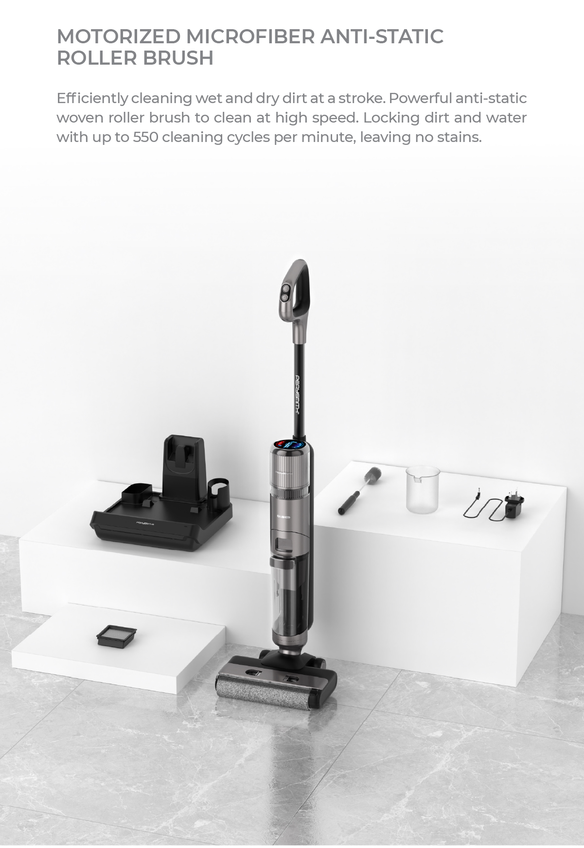 PERYSMITH SMART CORDLESS WET & DRY VACUUM CLEANER AI9 PRO - PerySmith ...