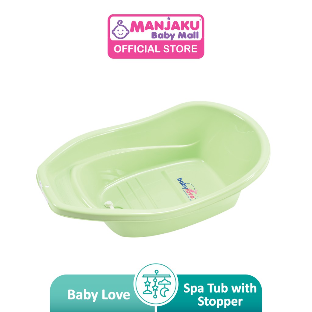 Baby Love Spa Tub with Stopper (Model: BL0163) White | PGMall