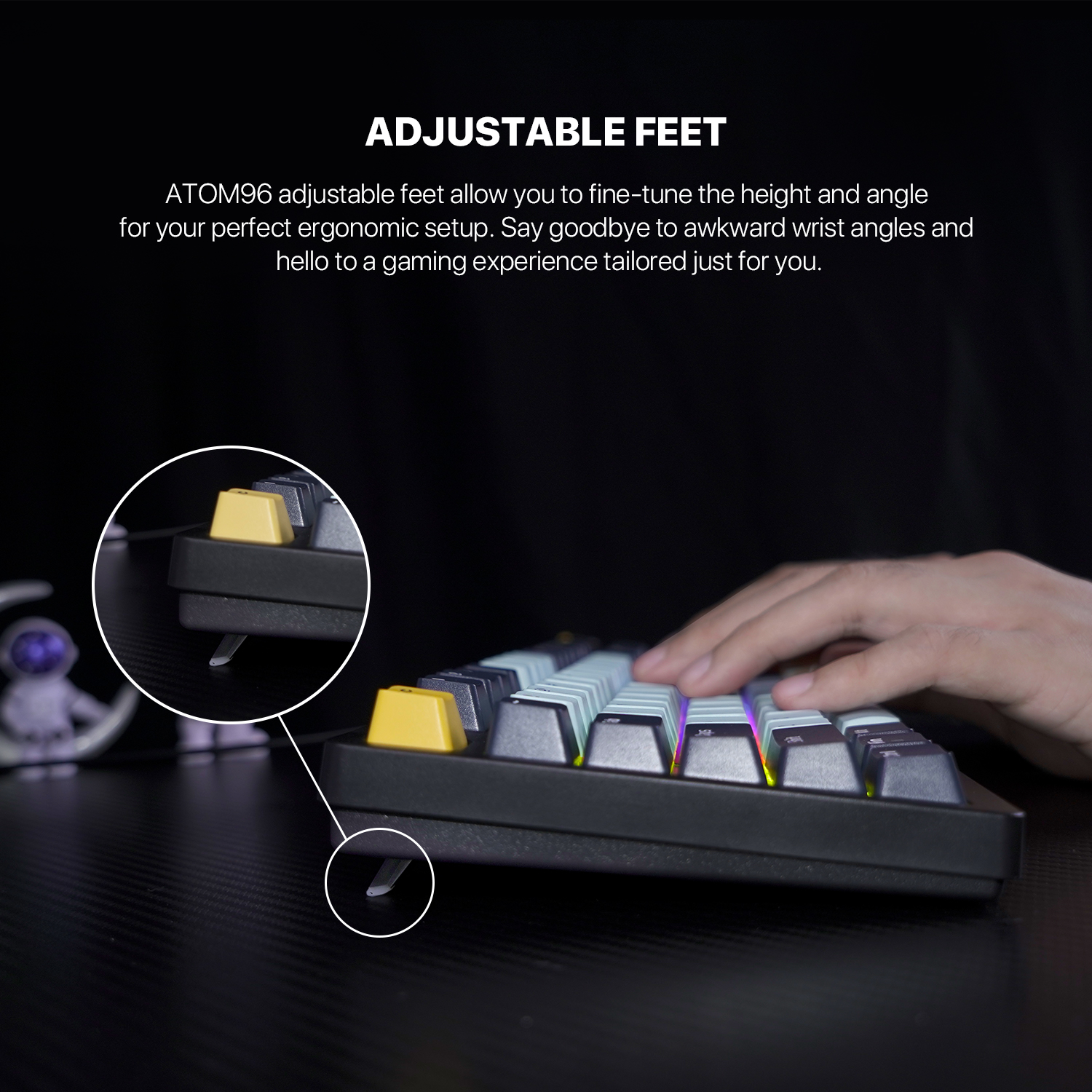 Fantech Gaming Keyboard Atom Mizu Edition