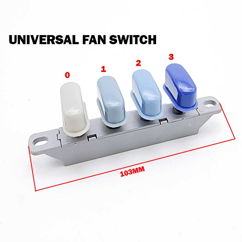 Universal Table Stand Fan On Off Switch Button Butang Suis Kipas Round ...