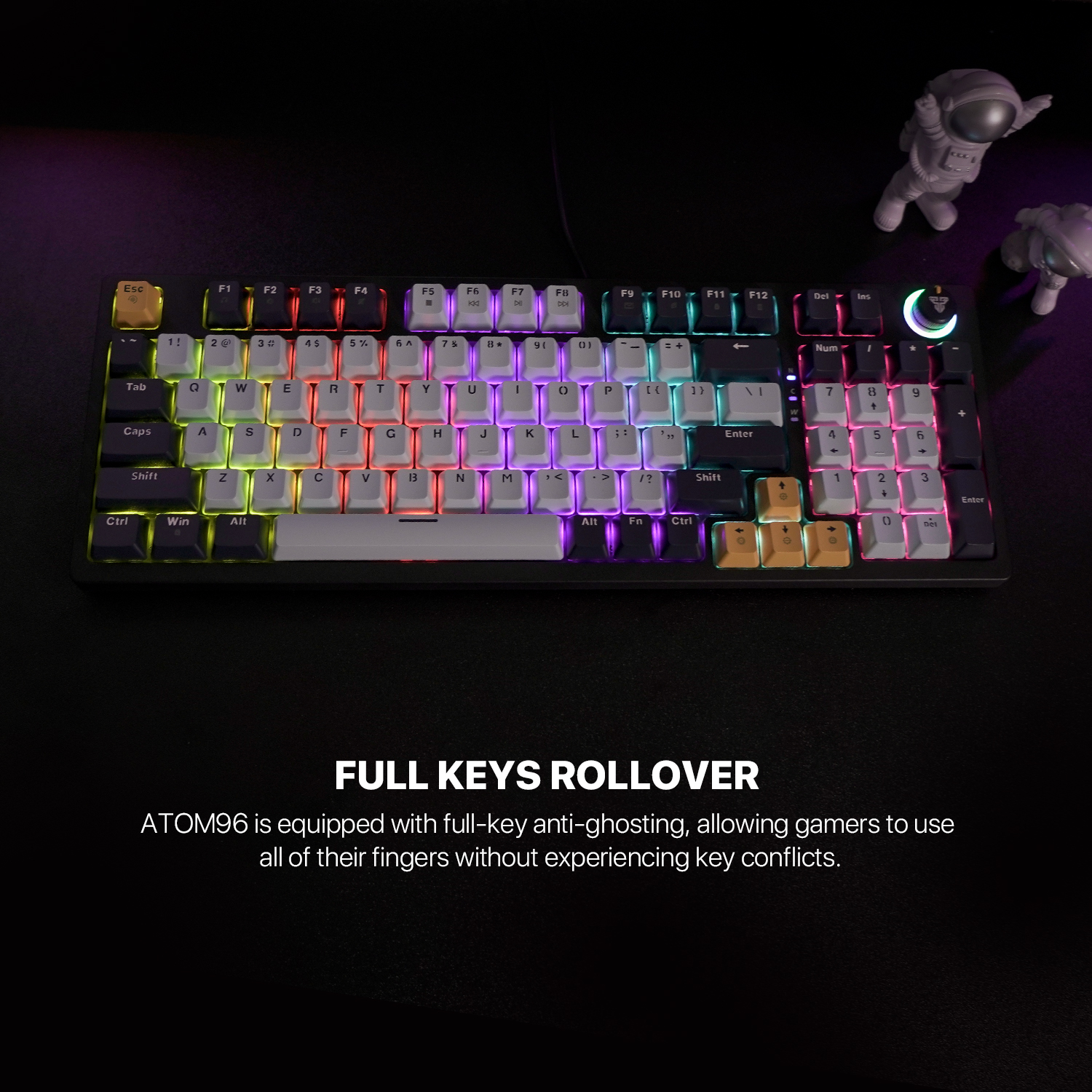 Fantech Gaming Keyboard Atom Mizu Edition