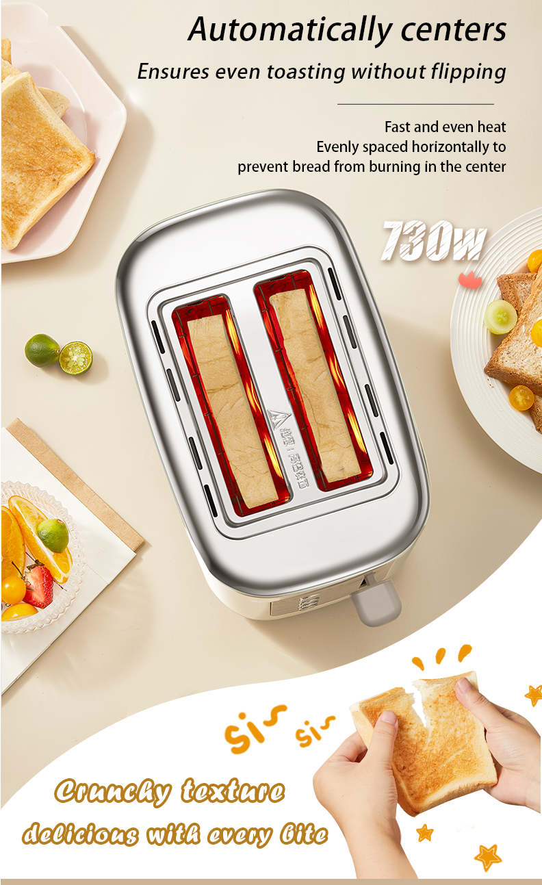 Bear Toaster | 6 Level Baking Mode | Dual Sided Baking | Fast Heating