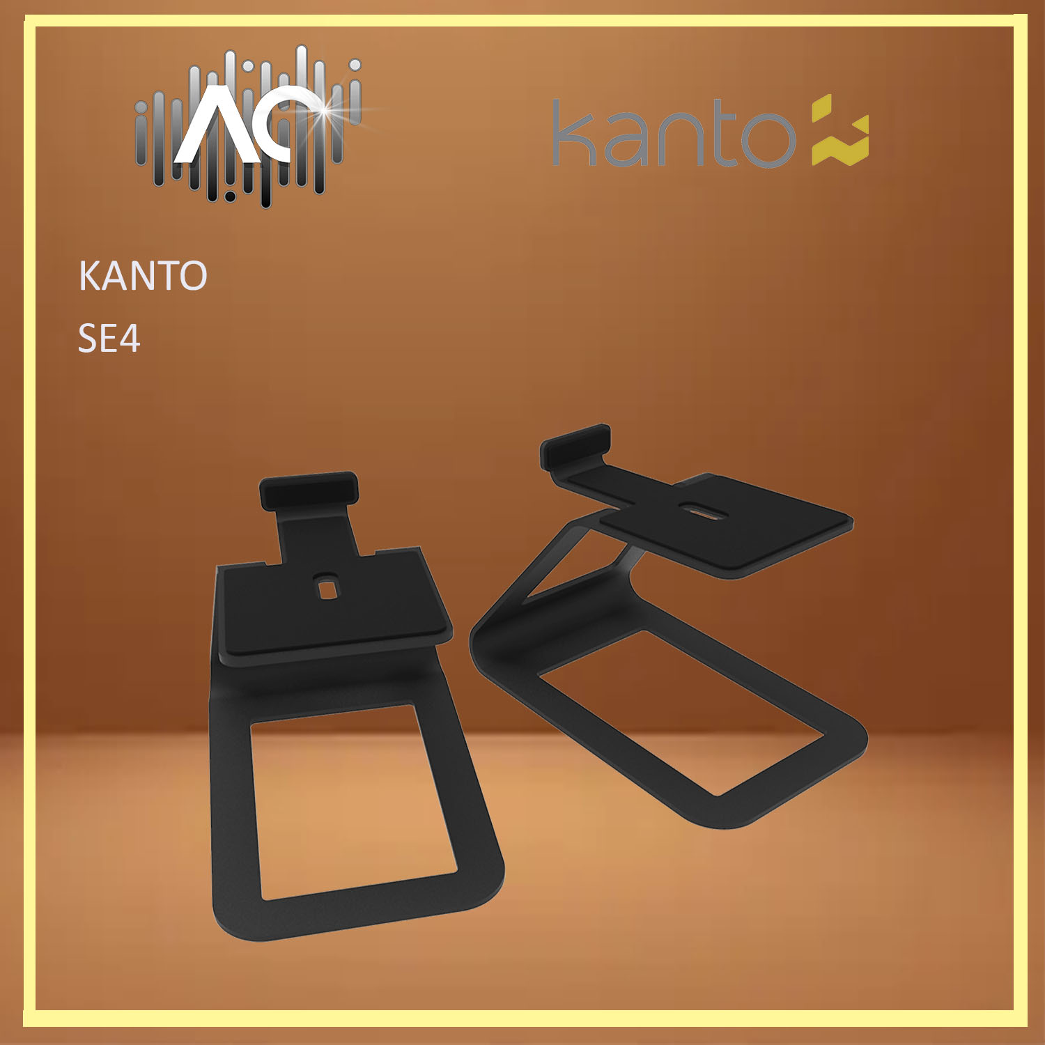Kanto SE4 Desktop Speaker Stand (Black) - Audio Concept