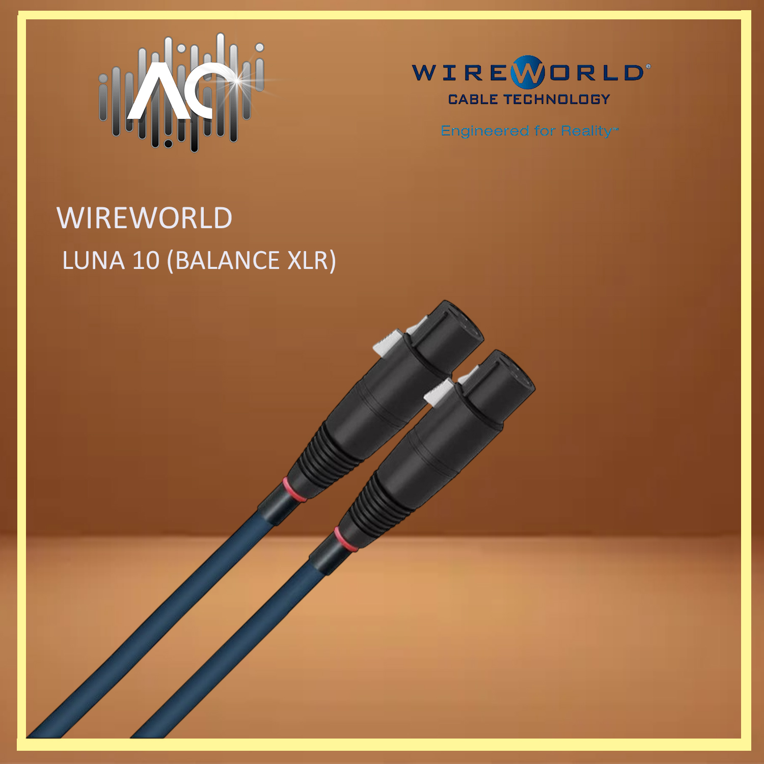 Wireworld Luna 10 (Balance XLR) Audio Interconnect Cable - Audio Concept