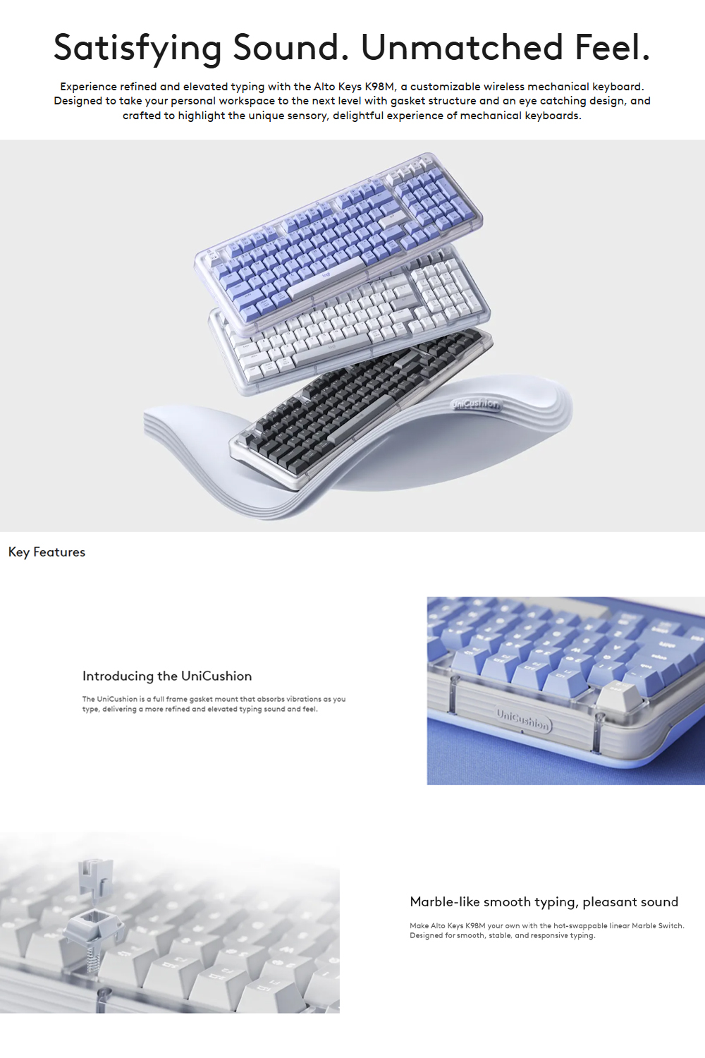 Logitech Alto Keys K98M Wireless Mechanical Keyboard with UniCushion G – ALL IT Hypermarket