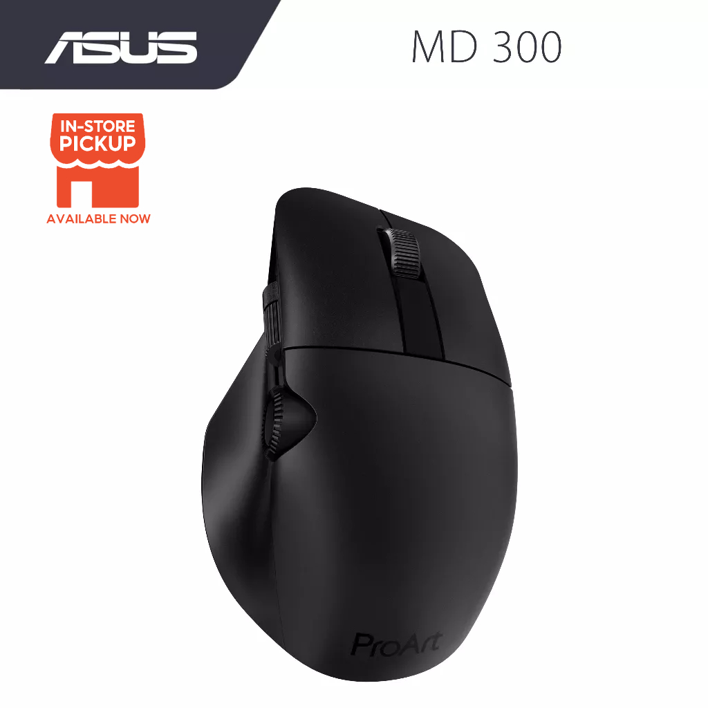 Asus Proart MD300 Wireless/Bluetooth Mouse ( MD300 MOUSE/BK ) | Shopee ...