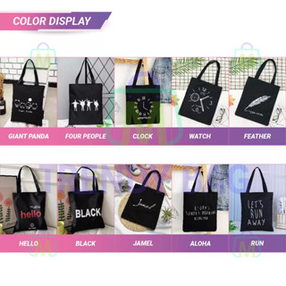 Student Tuition Bag Tote Bag With Zip Canvas Beg Tuisyen Galas Tepi ...