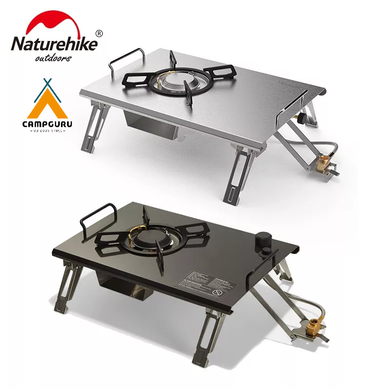 Naturehike Stainless Steel 304 Portable Gas Stove 4500W IGT Outdoor Camping Foldable Gas Cooker ...