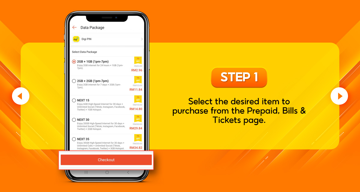 Prepaid Reload & Top Up Data Package Online On Shopee Malaysia 2023