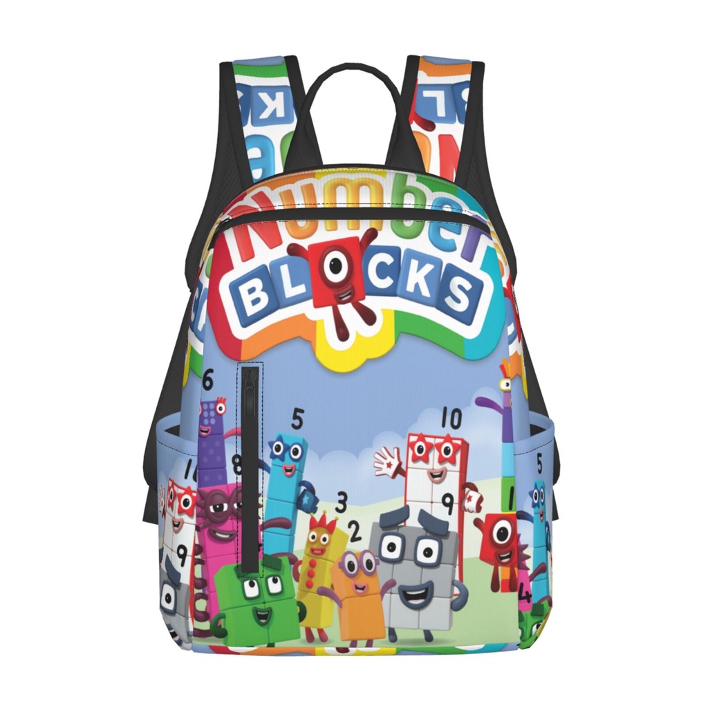 Numberblocks Kids Backpack, Cute School Backpacks for Girls Boys ...