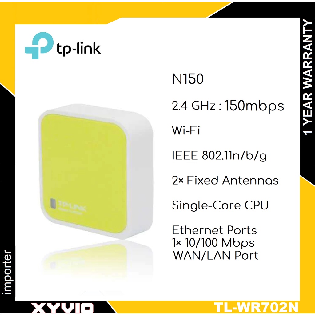 Tp Link Mini Pocket Router Tl Wr702n 150mbps Wireless N Nano Router