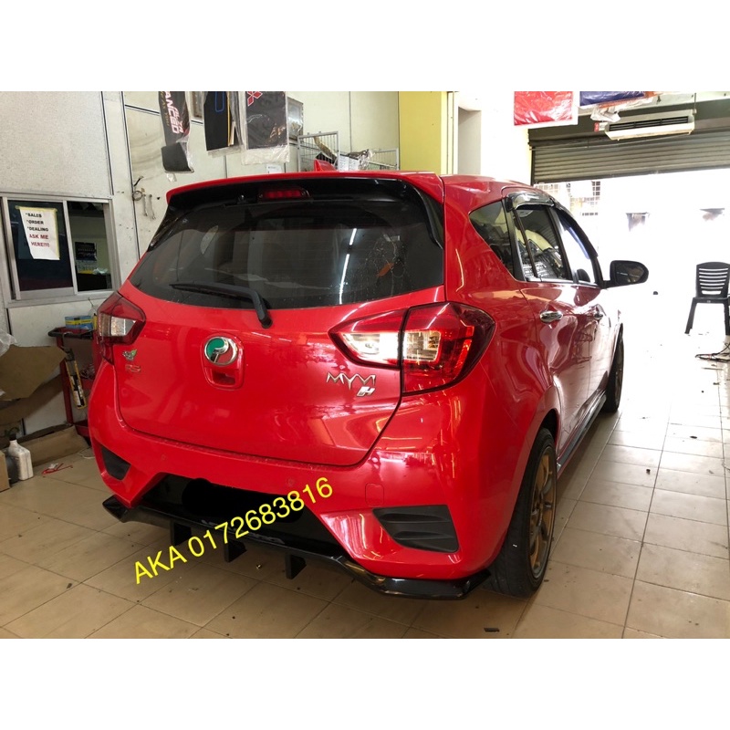 Perodua Myvi 2018 2019 MG3 Rear Diffuser V2 Ready Stock !!! | Shopee ...