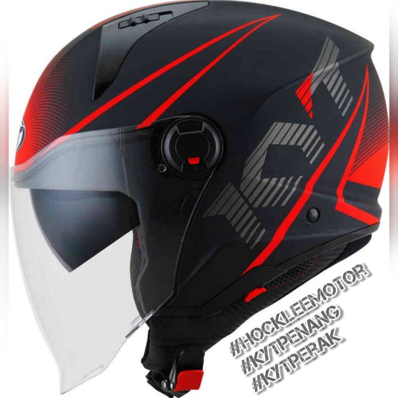 KYT D-City Open face Helmet | Shopee Malaysia