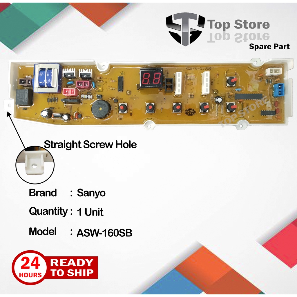 Sanyo Washing Machine PCB Control Board ASW-160SB | Shopee Malaysia